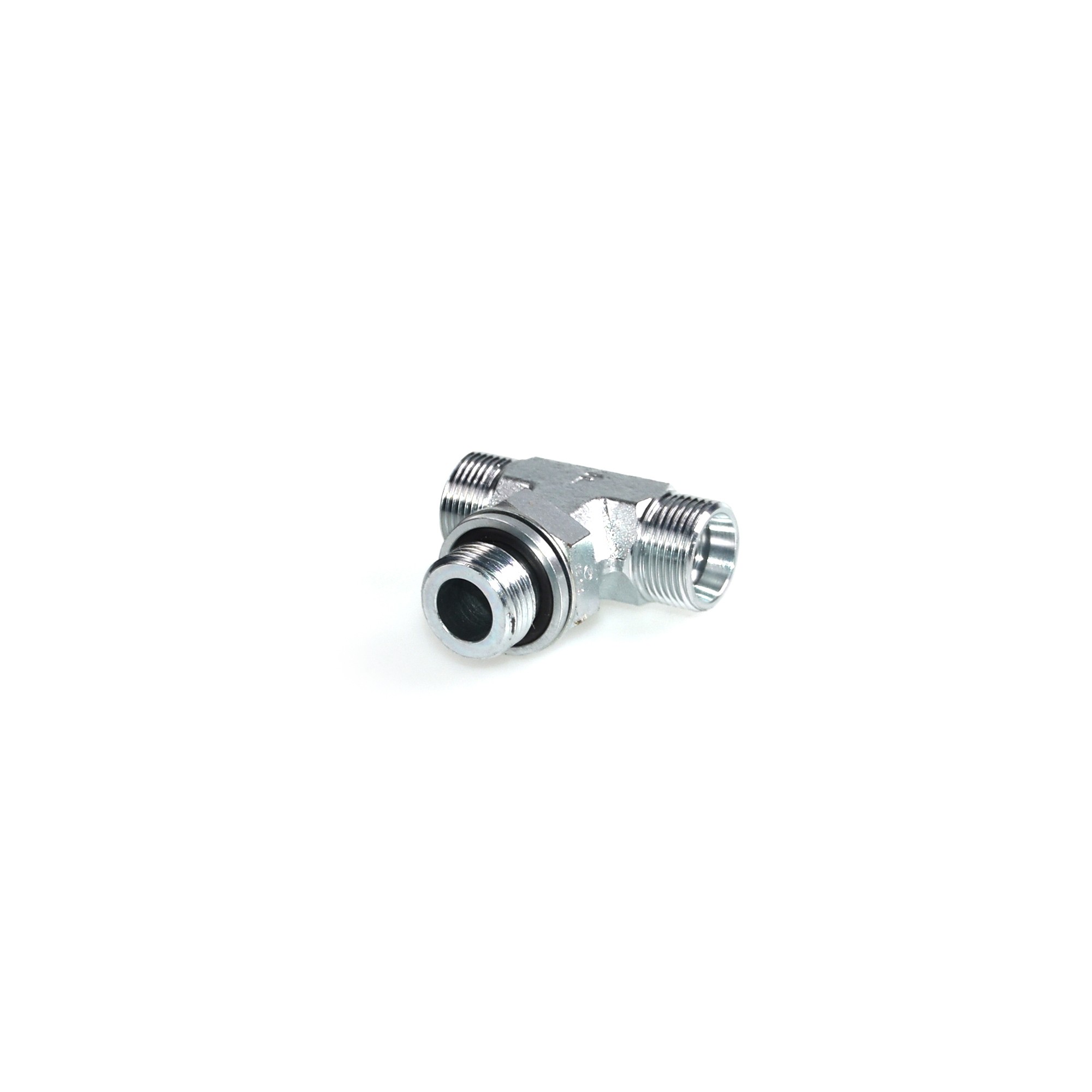 TEE10LROMD | TEE10LROMDCF | Parker Ermeto | Adjustable locknut run tee - 10L cone end x 1/4 BSPP ...
